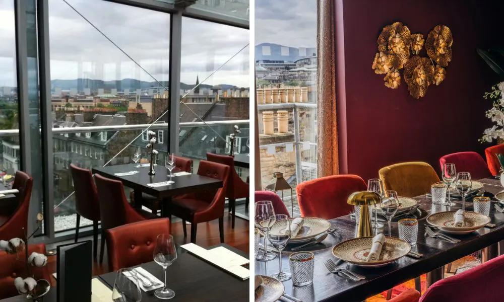 7 of the best Edinburgh restaurants with a view