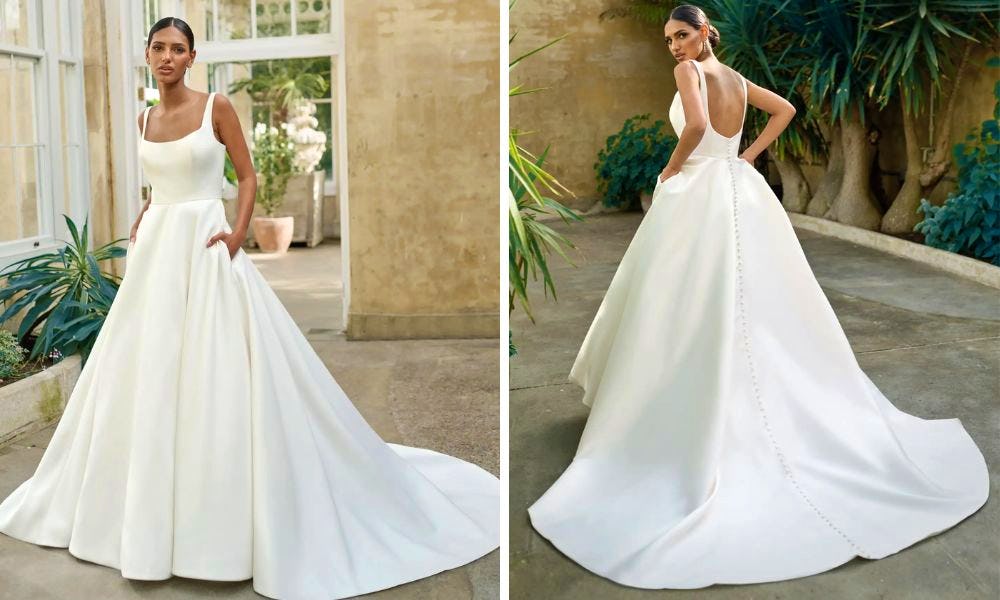 16 best simple wedding dresses for a minimalist look