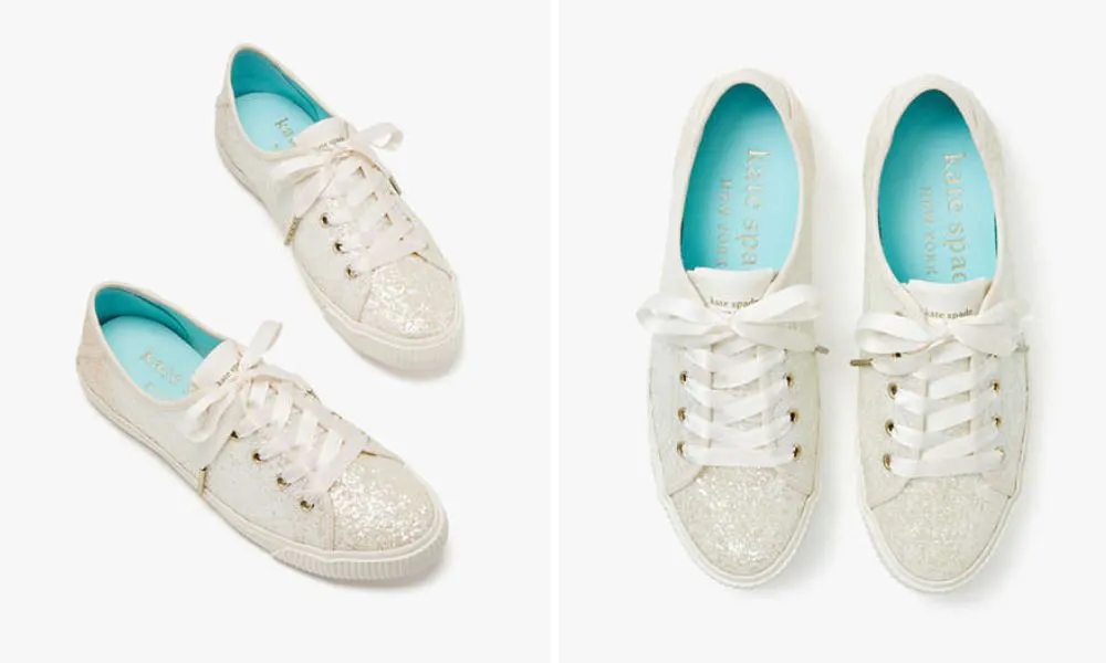 15 chic and contemporary wedding trainers for daring brides