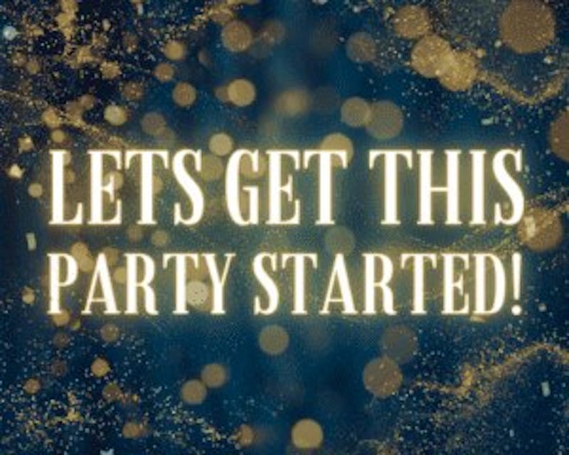 Let’s get this party started!