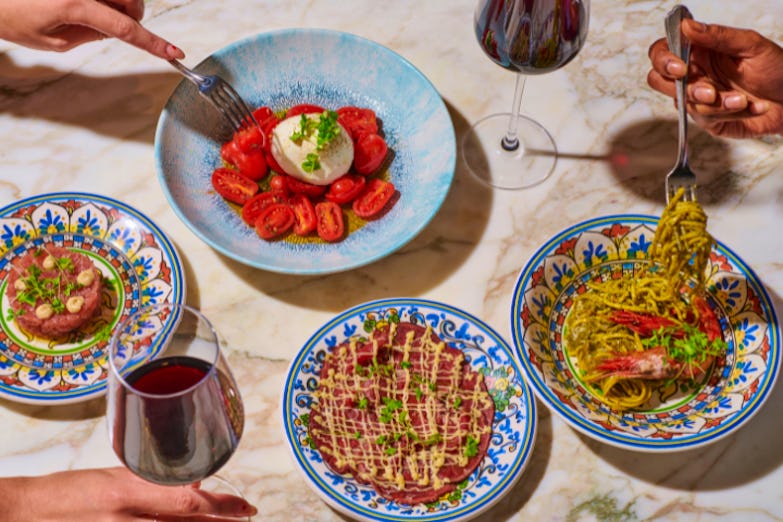 Bocconcino Soho, London - Group and Private Dining Rooms