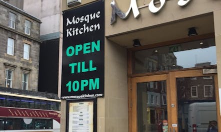 The Mosque Kitchen, Edinburgh - Restaurant Review, Menu, Opening Times