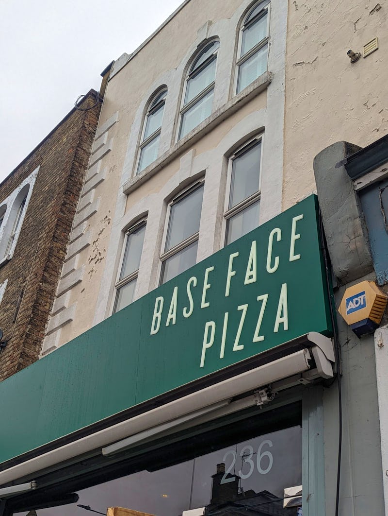 Base Face Pizza Putney, London - Restaurant Review, Menu, Opening Times