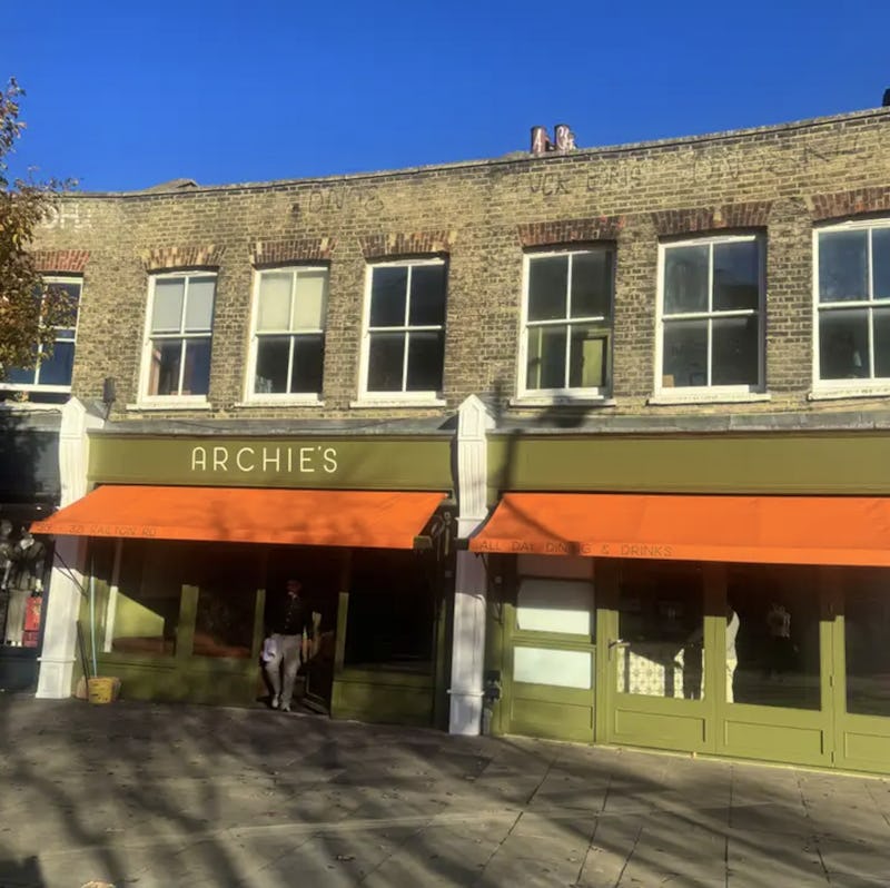 Archies - Herne Hill, London - Restaurant Review, Menu, Opening Times