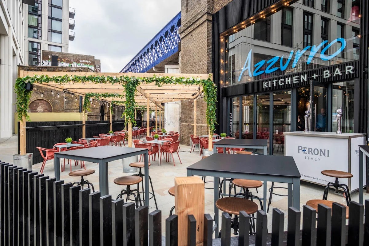 Azzurro Waterloo, London - Restaurant Review, Menu, Opening Times