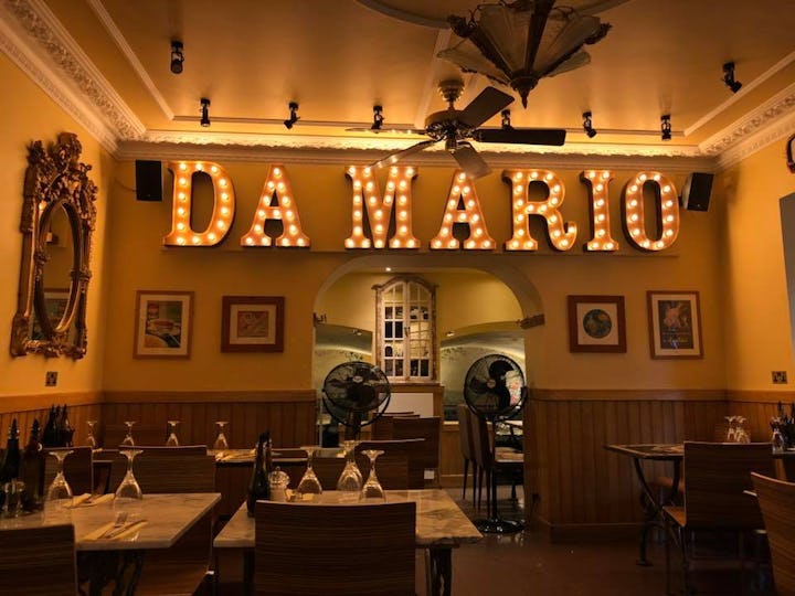 Da Mario, London - Restaurant Review, Menu, Opening Times
