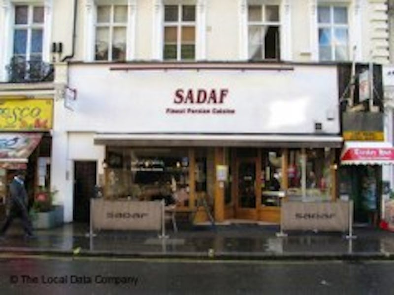 Sadaf Restaurant, London - Restaurant Review, Menu, Opening Times